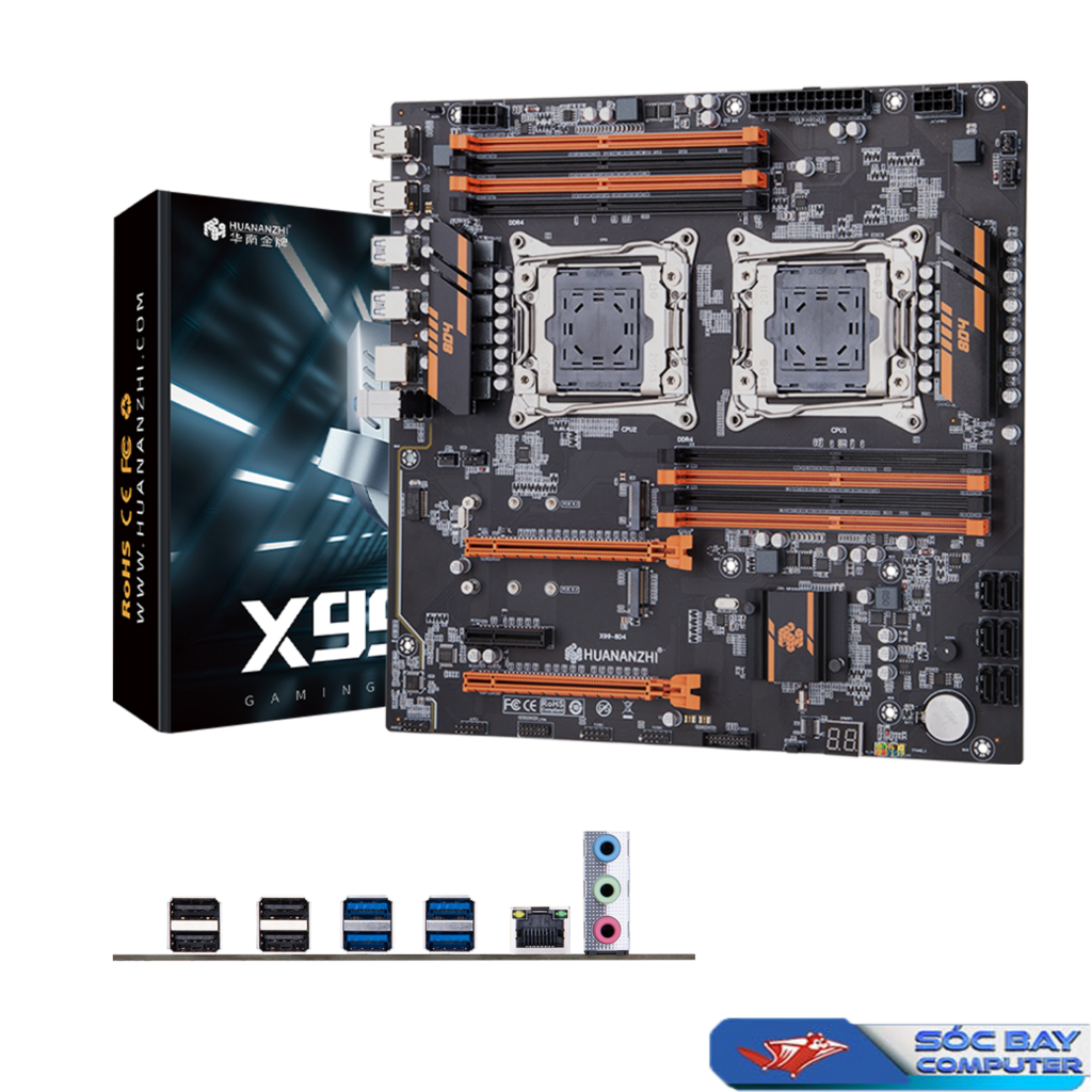 MAINBOARD HUANANZHI X99-8D4 NEW BOX || Máy Tính Sóc Bay